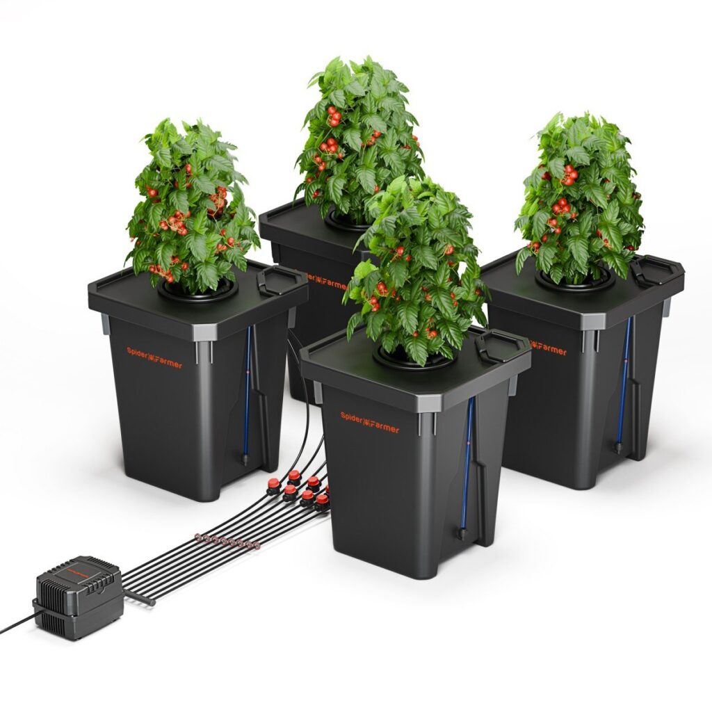Spider Farmer DWC Hüdrokultuuri Süsteem (4x26L)