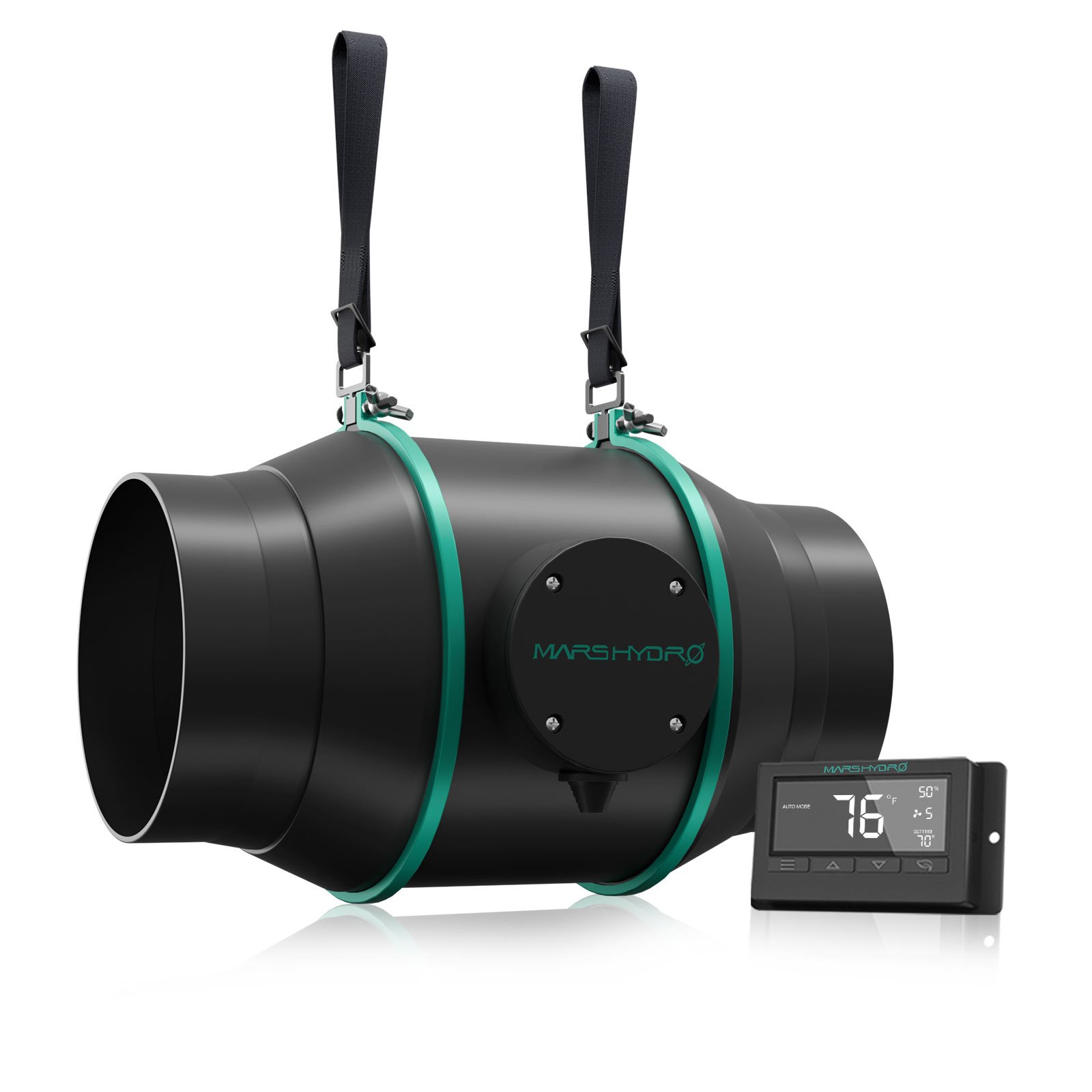 Mars Hydro 6" Inline Ventilaator Termostaadi Kontrolleriga